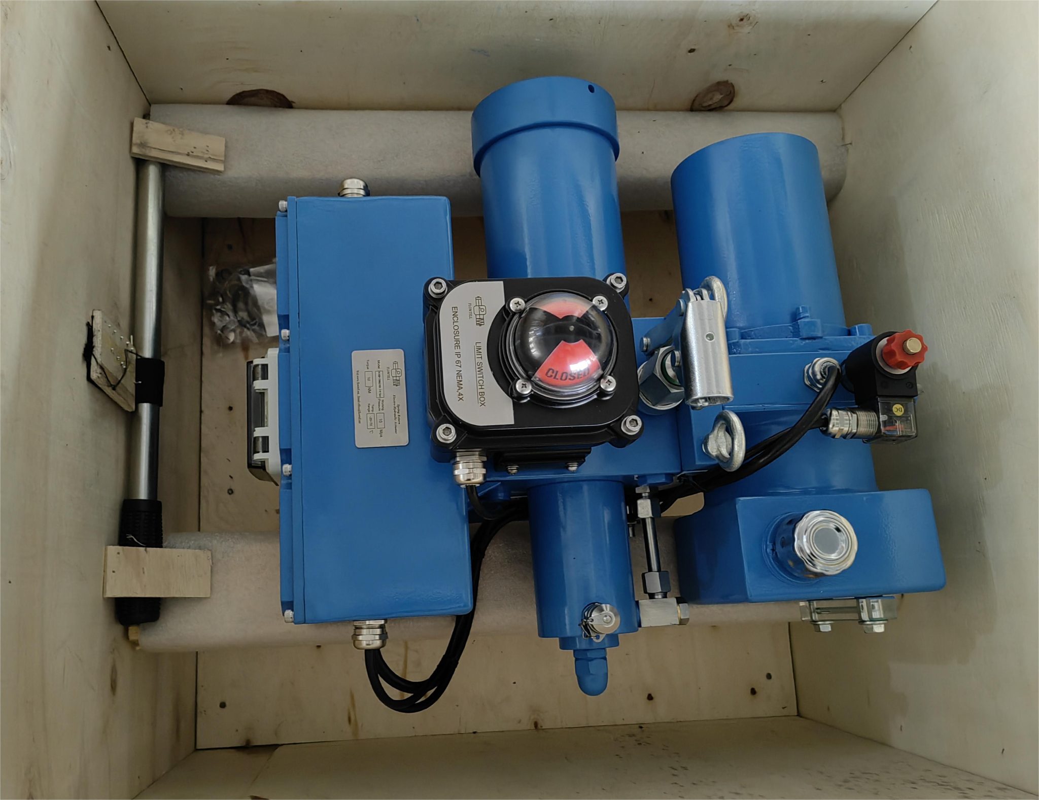 Lined Butterfly Valve with Hydraulic-electric Actuator – MIWIVAL