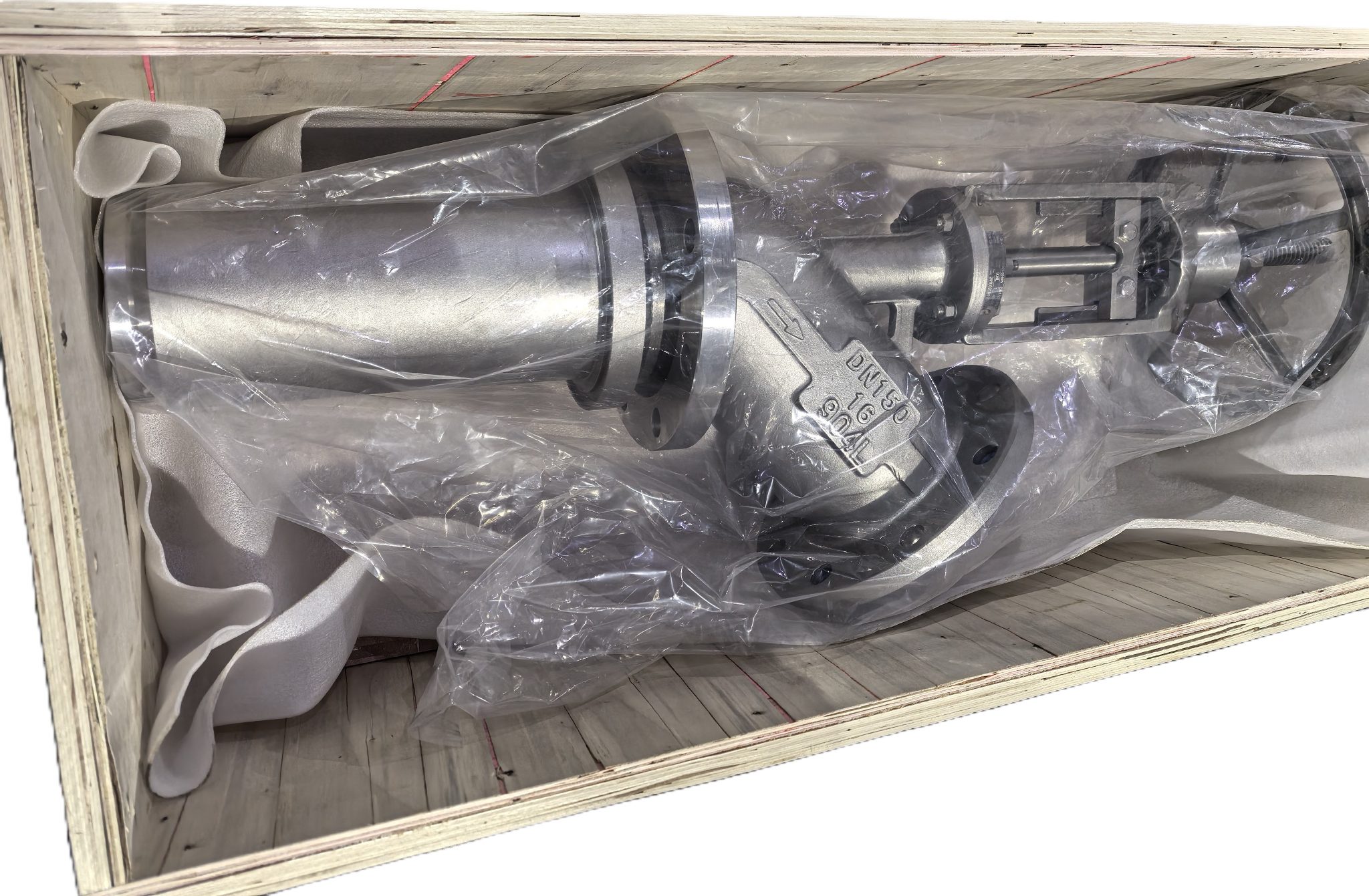 904L Upward Discharge Valve with Weld Collar and Loose Flange – MIWIVAL