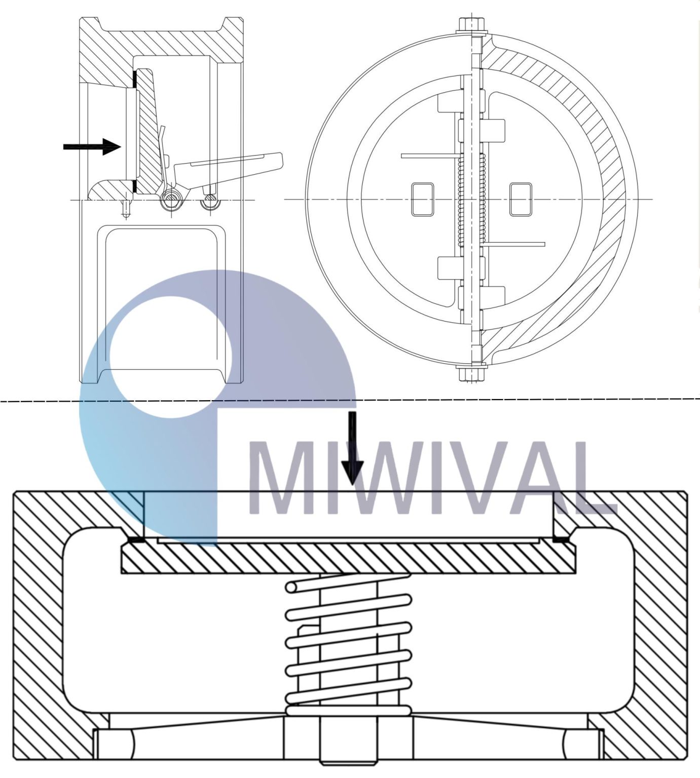 Wafer Dual Plate & Lift Check Valves – MIWIVAL